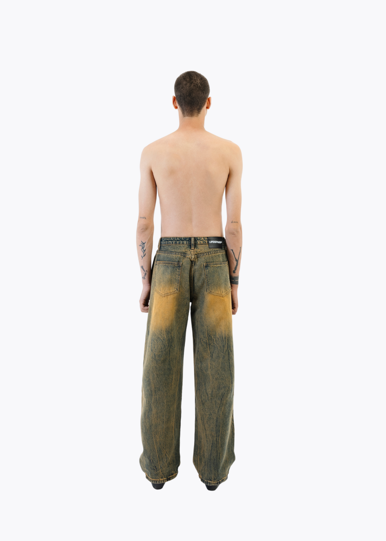 Solar washed baggy jeans – LIFEISPAIN