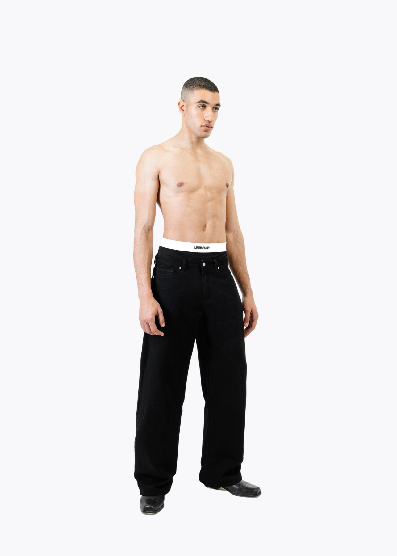 Boxer Banded Baggy Jeans – LIFEISPAIN