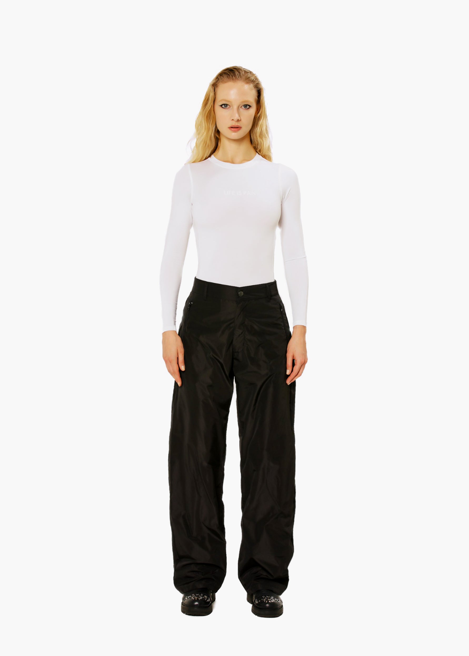 White tight long sleeve – LIFEISPAIN